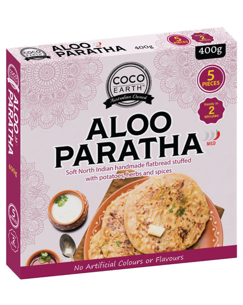 Coco Earth Aloo Paratha (4 Pack) – Fine Food Direct