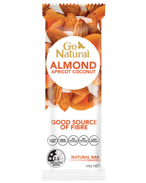 Go Natural Snack Bars Almond Apricot Coconut – Fine Food Direct